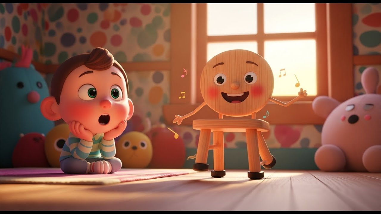 My Chair Learned to Sing | Funny and Musical Nursery Rhyme - YouTube