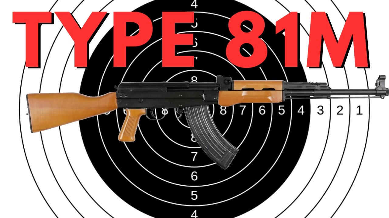 Type 81M Accuracy With Iron Sights at 25-50 yards - YouTube