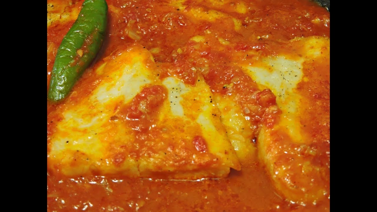 Pescado en salsa de tomates fritos.-RecetasdeLuzMa - YouTube