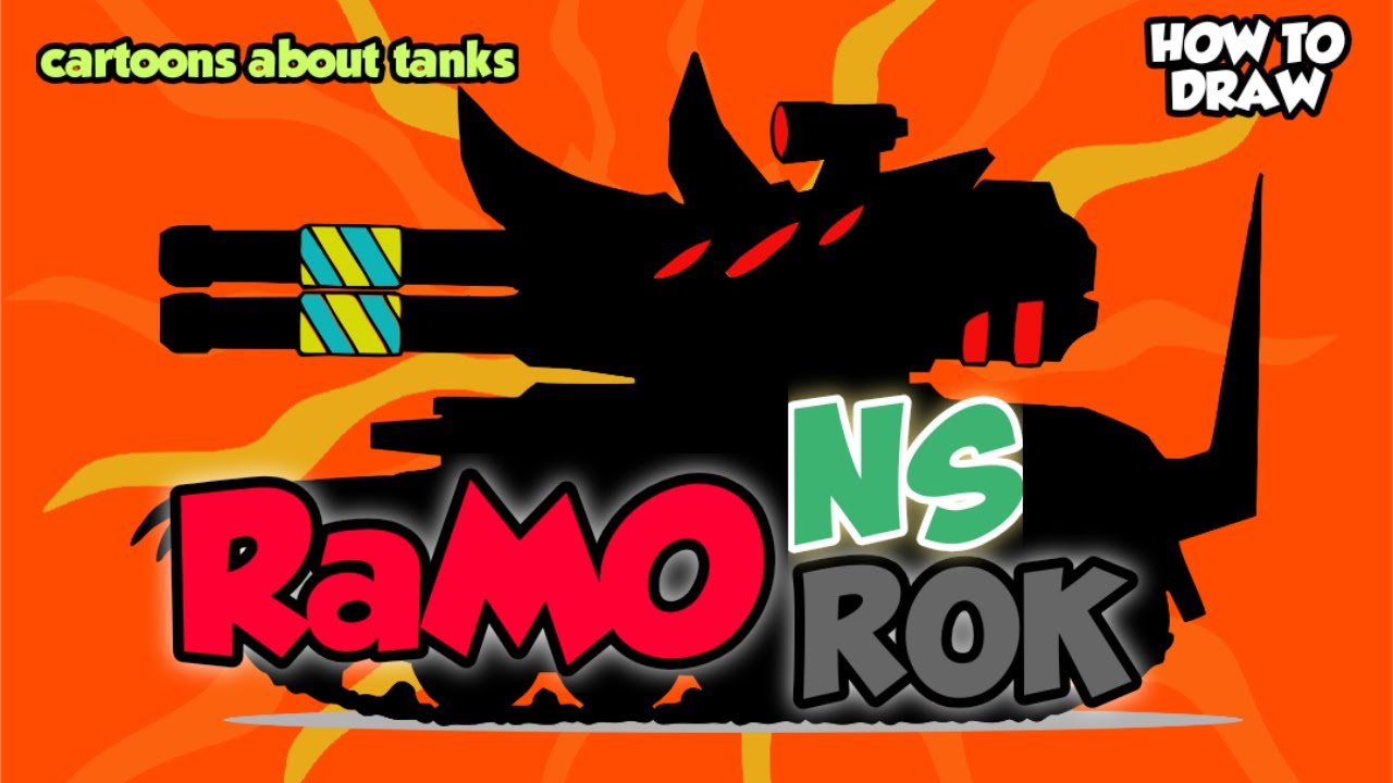 How To Draw Cartoon Tank Hybrid RaMons Morok | Hybrid Tank - Cartoons ...