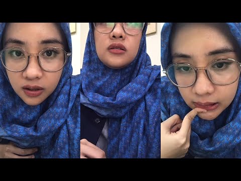 live hijab karyawan bank BR* bikin pengen