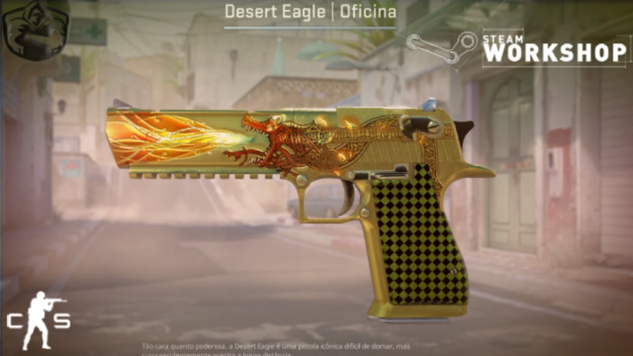 Desert Eagle Dragon Lore Criei e Testei a Épica Skin CS2! - YouTube