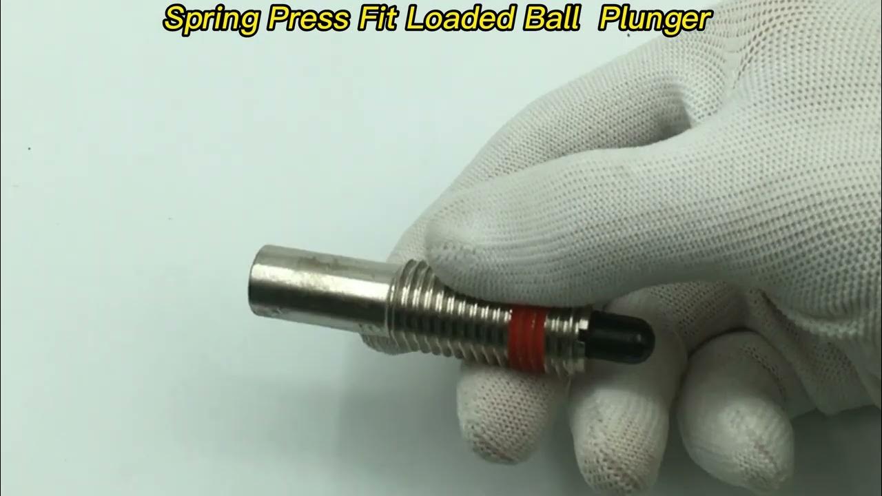 Socket Stainless Steel Spring Loaded Ball Plunger Threaded - YouTube
