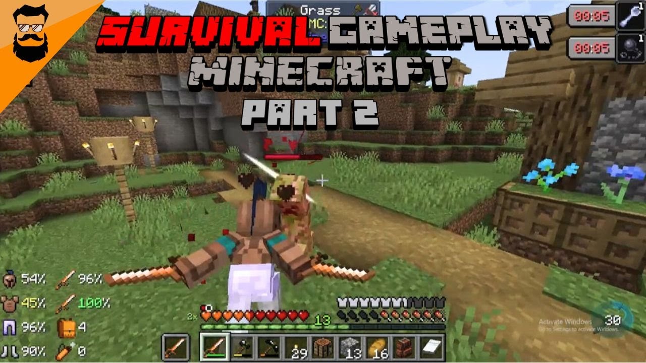 MY GAMEPLAY SURVIVAL⚔️ PART 2 - YouTube