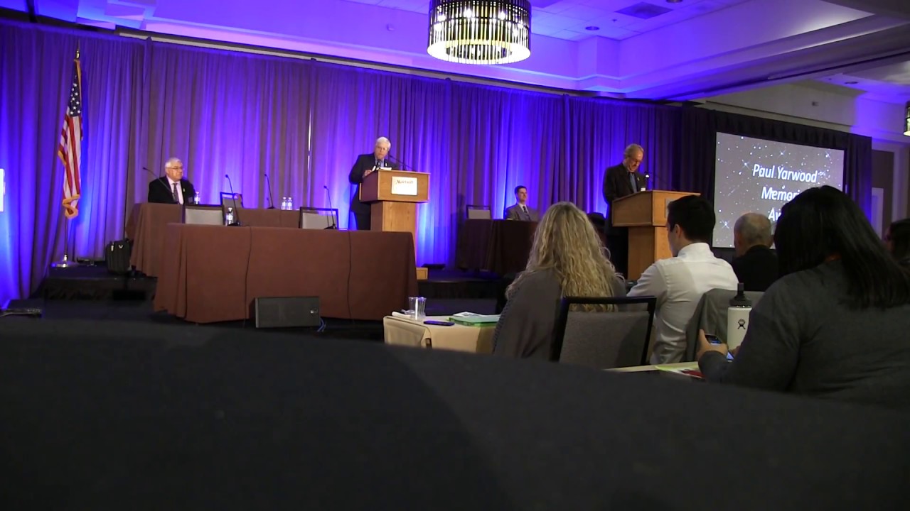 Dr. Joe Mallinger - Paul Yarwood Award 2018 - YouTube