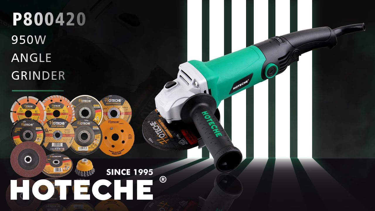 HOTECHE® 115MM Angle Grinder P800420 - YouTube