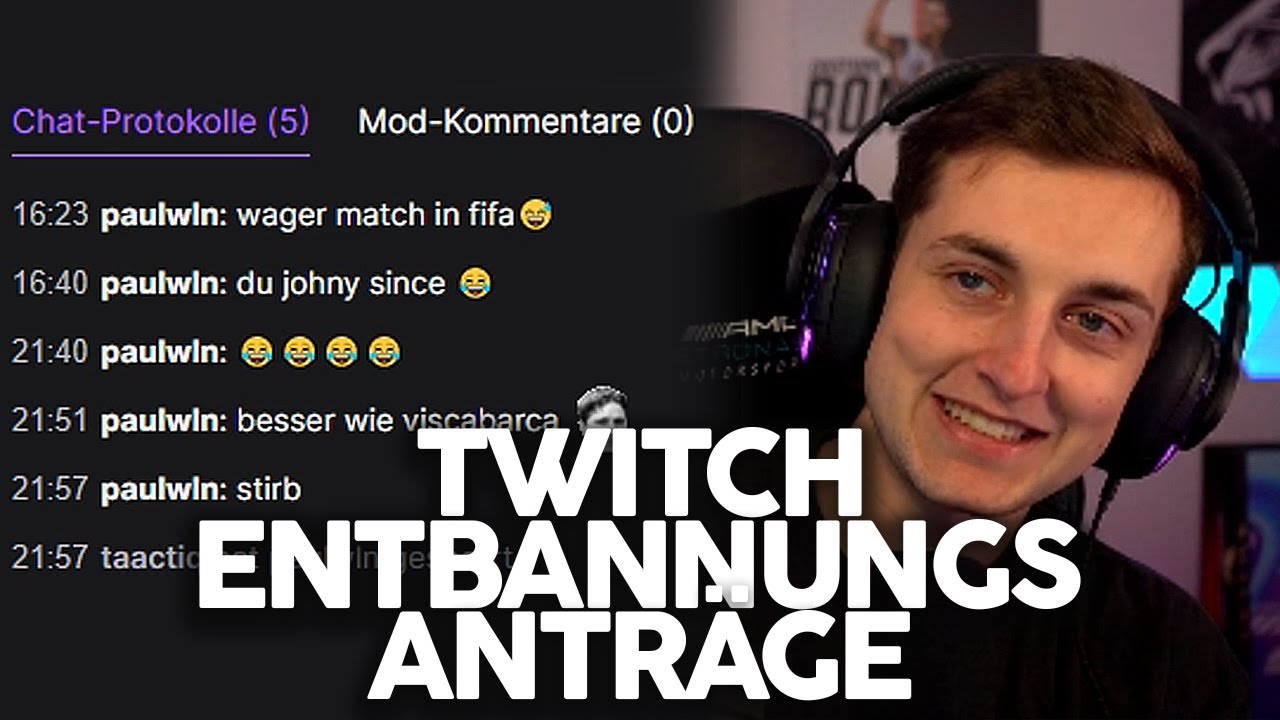 PAIN reagiert auf TWITCH ENTBANNUNGS-ANTRÄGE #8 | Pain Livestream ...