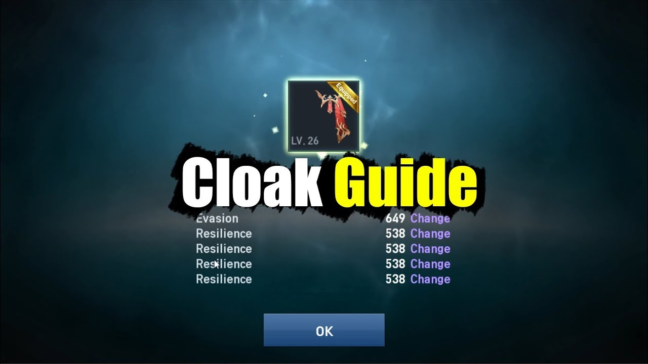 Lineage 2 Revolution Cloak Guide - YouTube