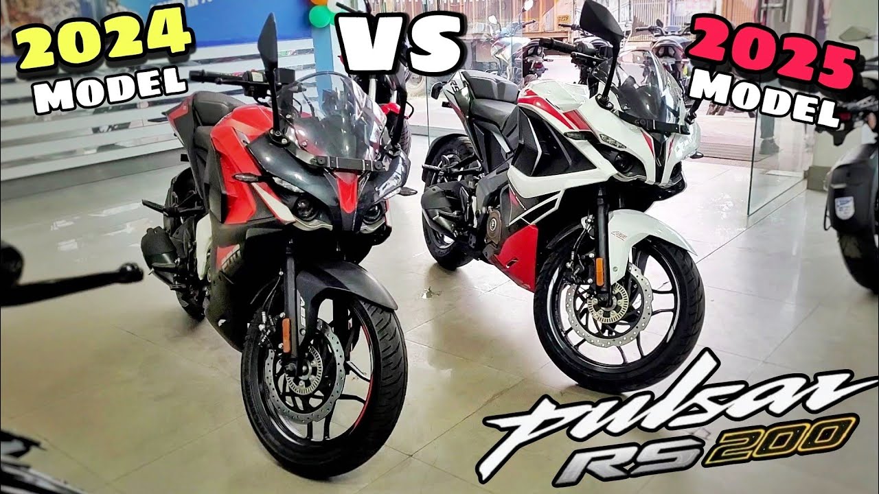 Bajaj Pulsar RS200 New Model 2025 vs Old model Detailed Comparison ...