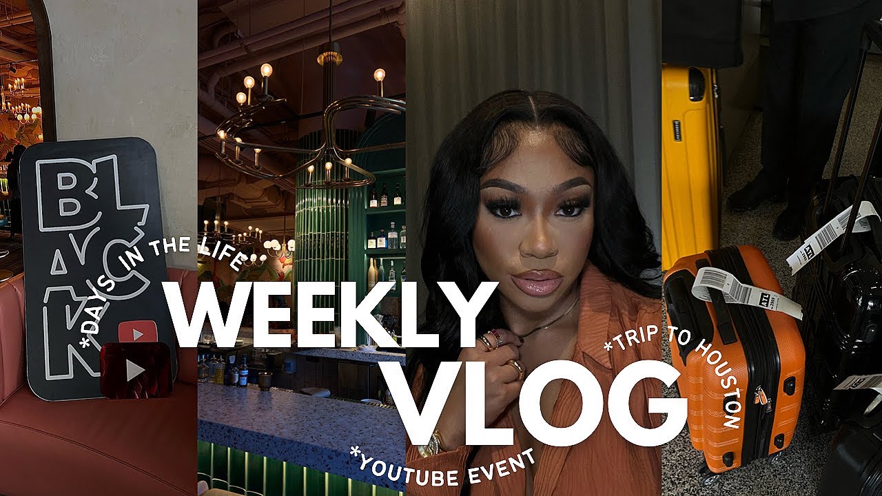 VLOG: DAY IN THE LIFE ATL+WENT TO MY FIRST YOUTUBE BLACK EVENT + TRIP ...