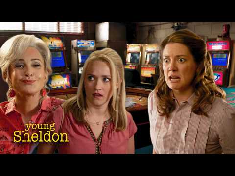 Every Time Someone Discovered the Secret Gambling Room | Young Sheldon Compilation