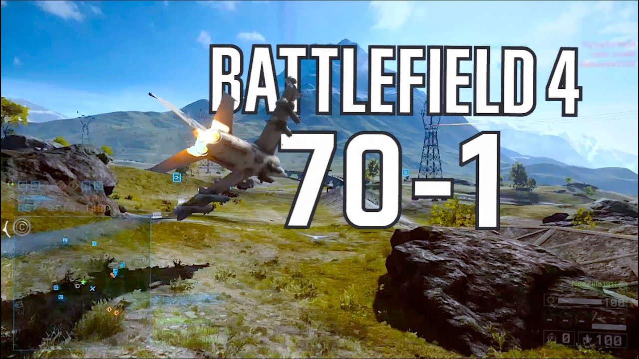 70-1 | Golmud Railway | Battlefield 4 | Attack Jet Gameplay #56 - YouTube
