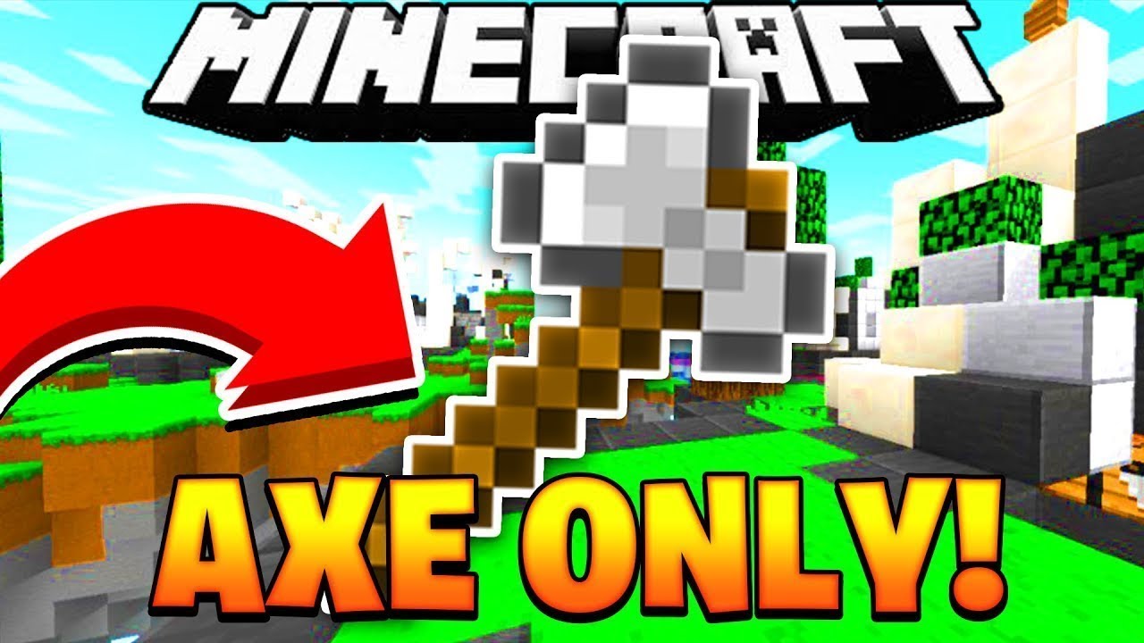 AXE ONLY CHALLENGE! | Minecraft Hypixel Skywars - YouTube