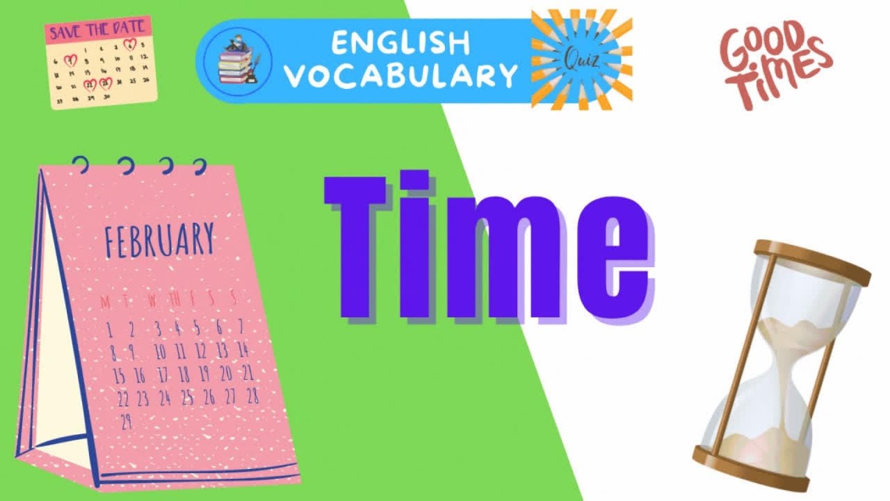 English Vocabulary Quiz | About the Time | Self Study English ...