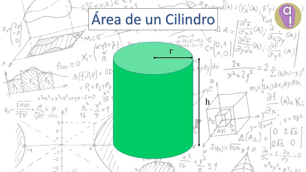 Área de un cilindro - YouTube