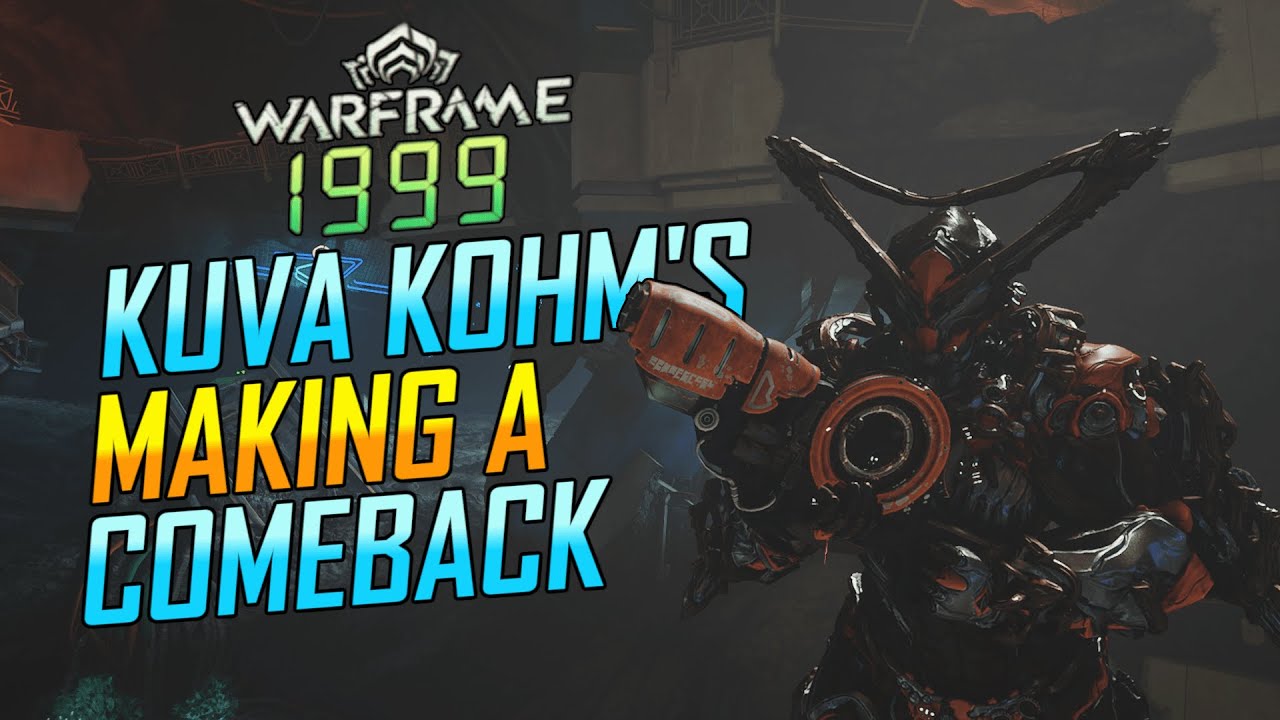 Kuva Kohm is SERIOUSLY Good Now In 1999! - Warframe 1999 | Weapon ...