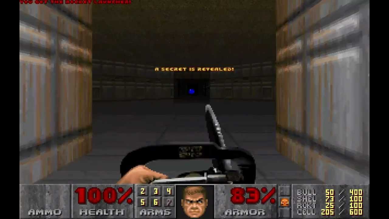 Doom 2 - Level 8: Tricks And Traps - UV 100% - YouTube