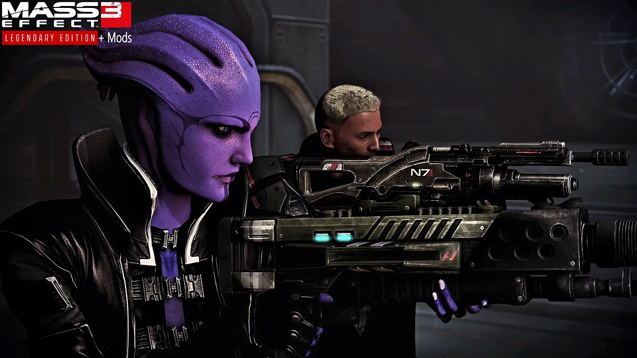 Mass Effect 3 (Legendary) PC | 4K - Part 26 - Omega: The Invasion ...