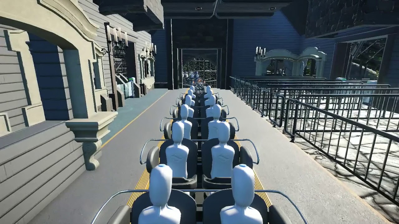 12) Phantom Mountain Roller Coaster, work in prograss - POV & CINEMATIC ...