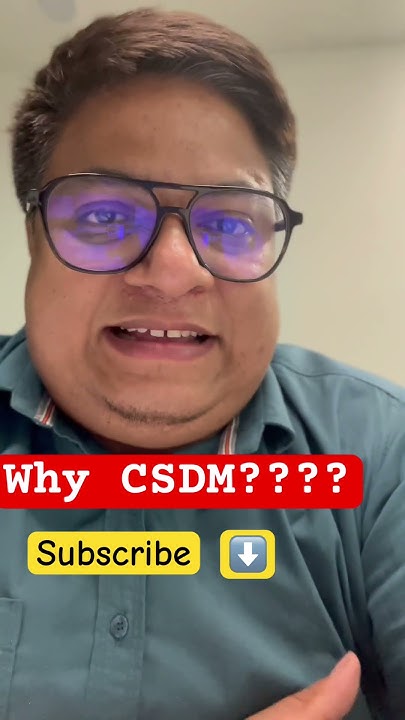 Why we use CSDM ? - YouTube