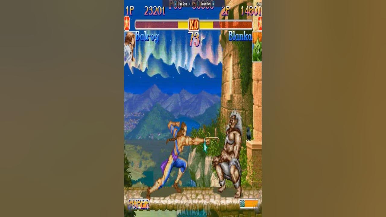 Super Street Fighter II Vega vs Blanca #streetfighter #4k60fps #gaming #capcomgames #arcade ...