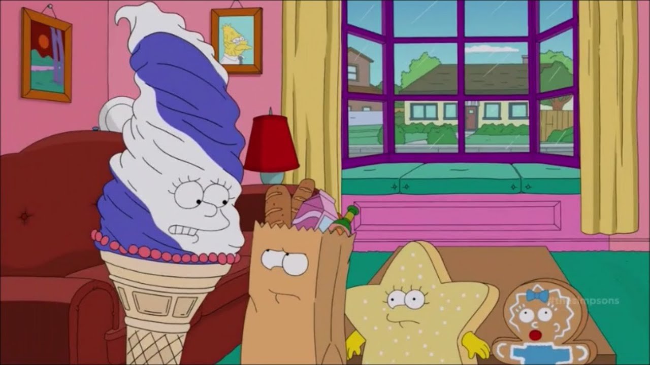 The Simpsons - Simpsons Family as Food - YouTube