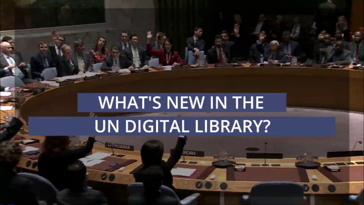What's new in the UN Digital Library? - YouTube