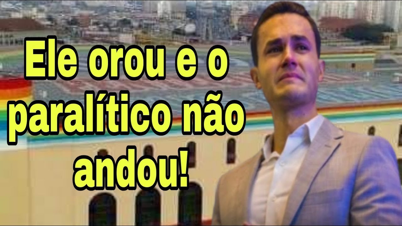 O dia que Pastor Davi Miranda Neto orou e uma criança paralitica não ...