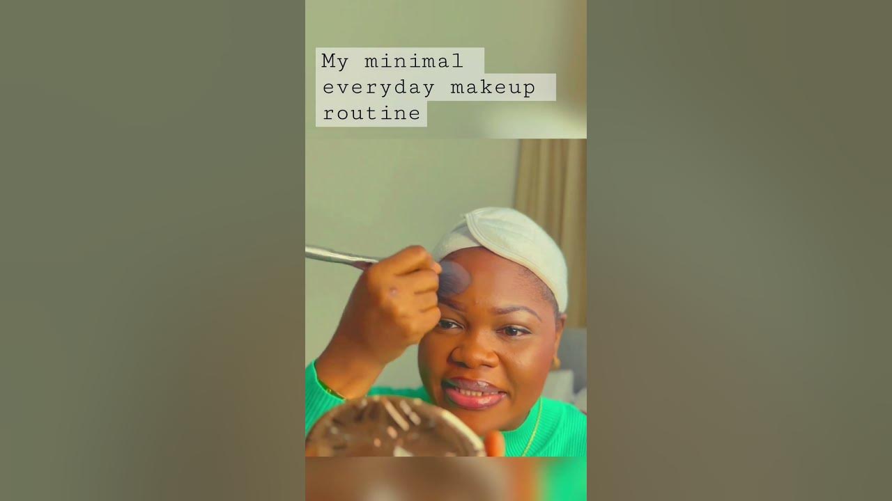 My minimal everyday makeup routine. #makeup - YouTube