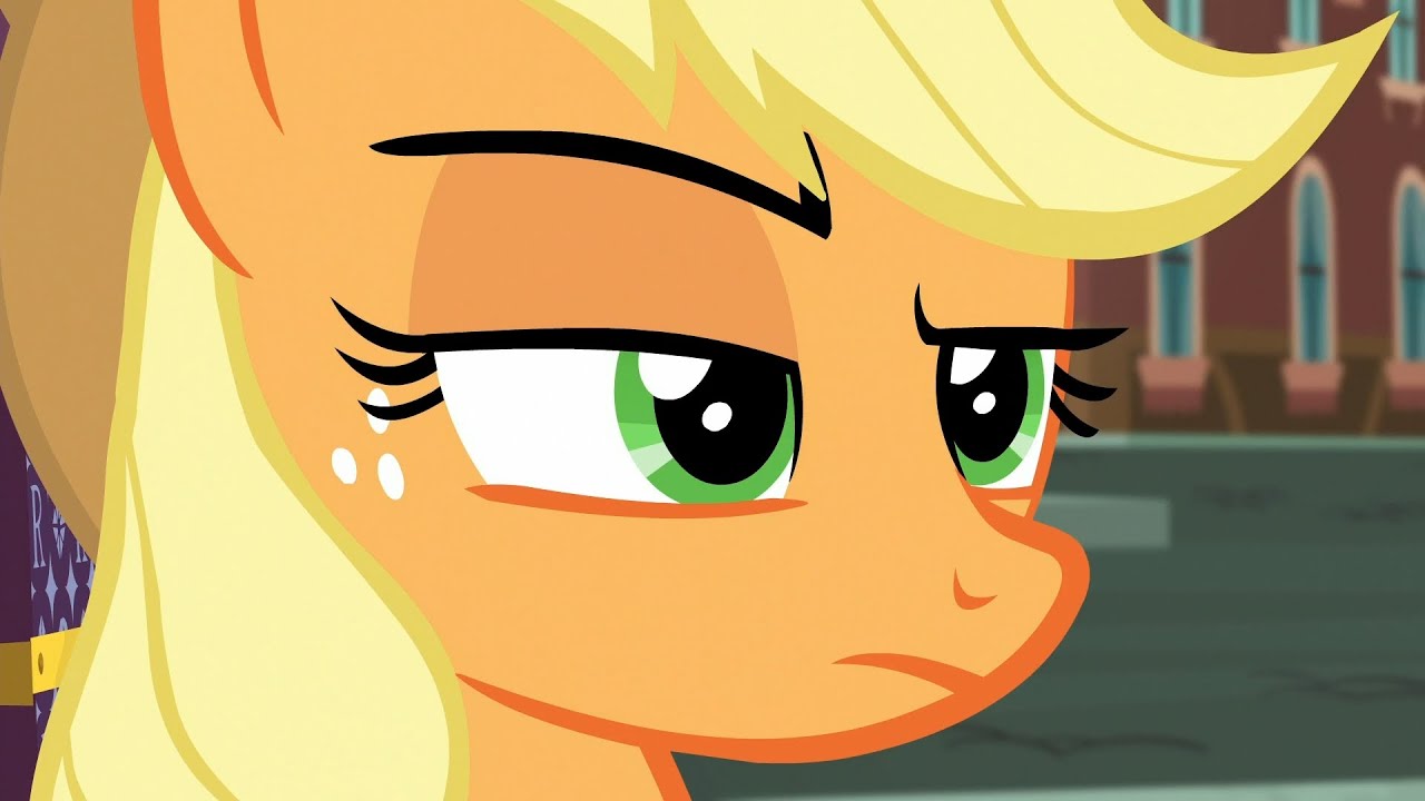 Applejack - Applejack raises her eyebrow - YouTube