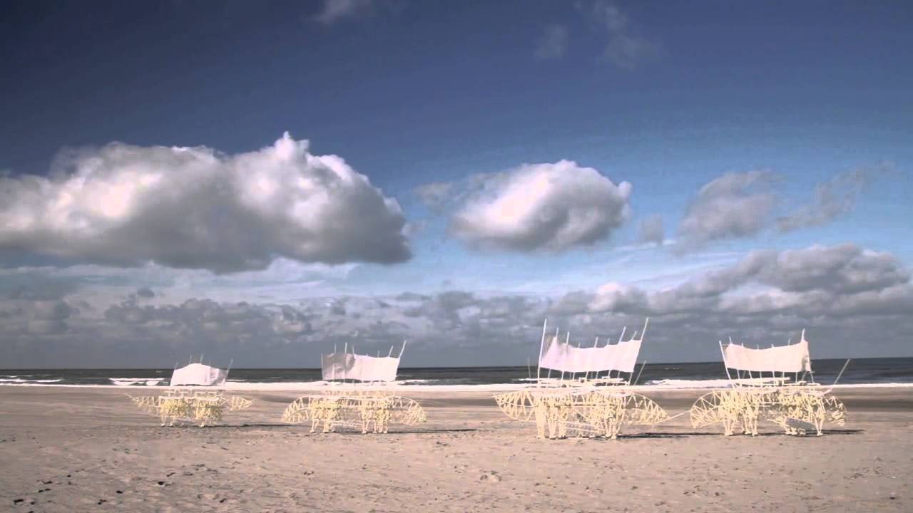 STRANDBEESTEN by Theo Jansen, September 2012 - YouTube