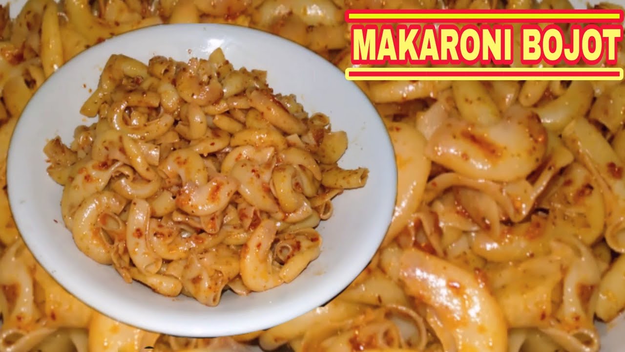 Resep cara membuat Makaroni basah pedas Ngajeletot - Indonesia street ...