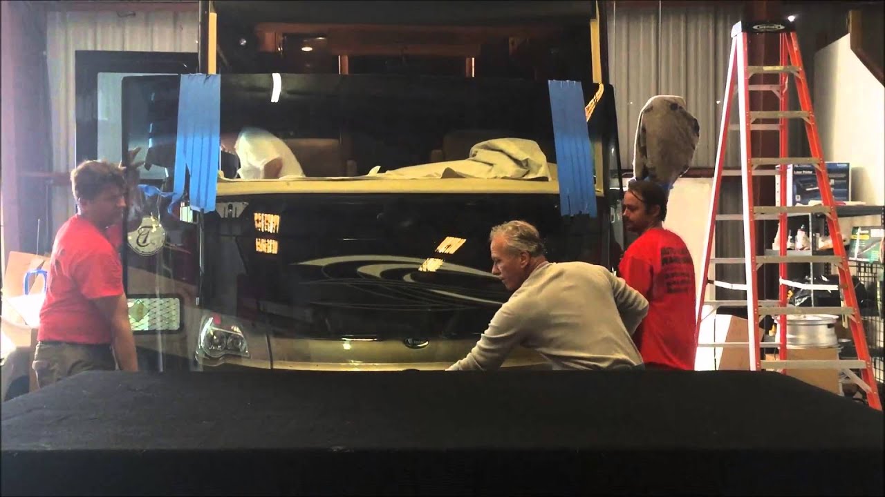 Rolladeck System RV Windshield Demonstration - YouTube