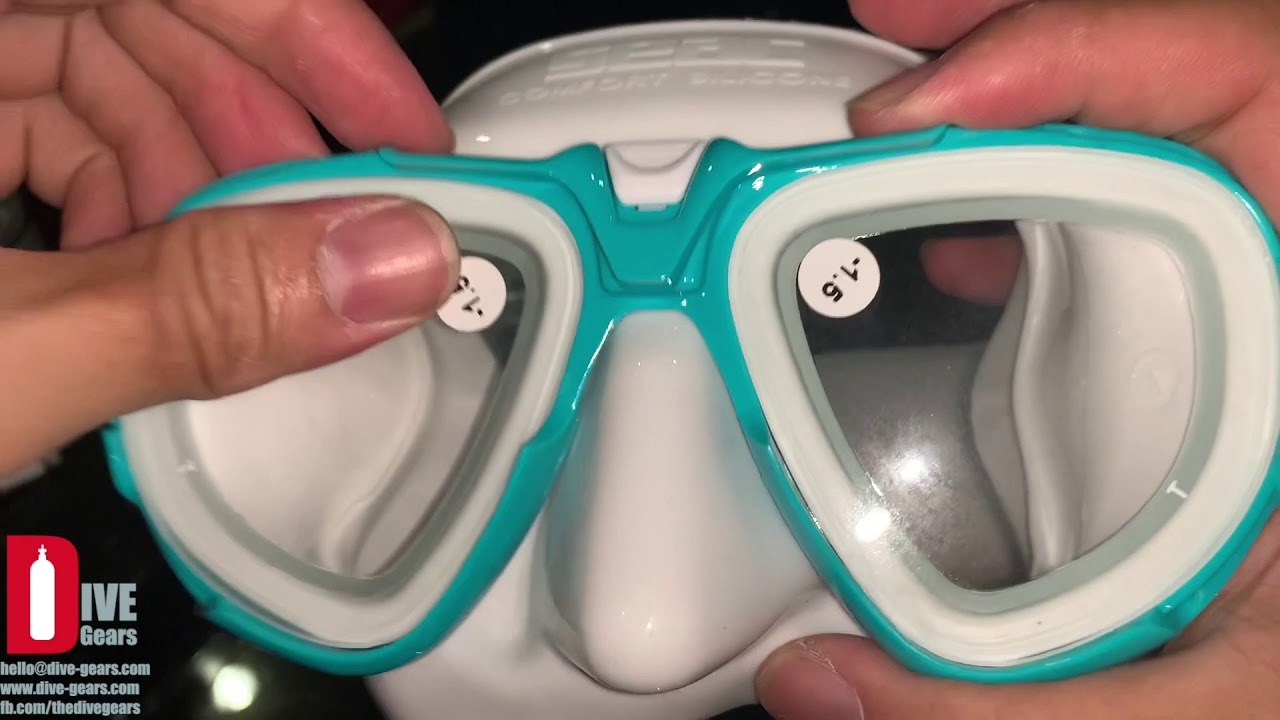 Seac E-Fox Mask, Lens Change. - YouTube