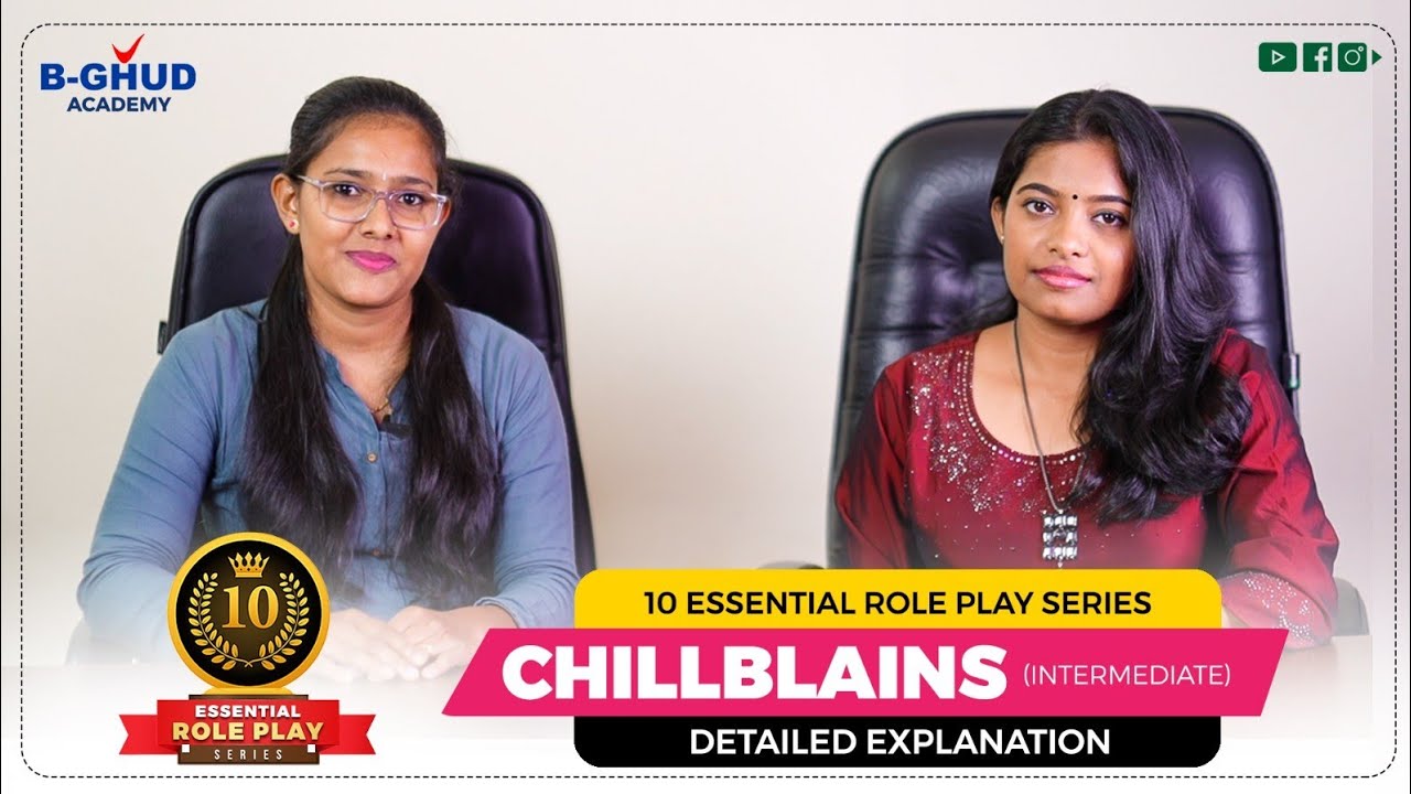 10 Essential Role play SeriesCHILLBLAINS (intermediate) Detailed ...