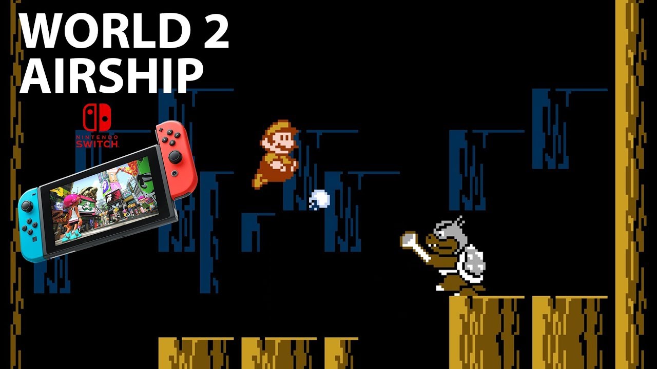 Super Mario Bros 3 World 2 Airship Nintendo Switch [ 1080p 60 FPS ...
