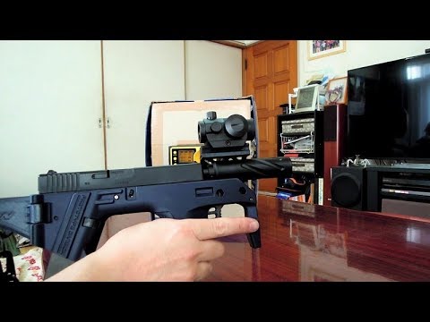 XCORTECH X3200 MK3 弾速計でSRU SR PDW P3 グロックカービンキットに組み込んだ東京マルイガスブローバック ...