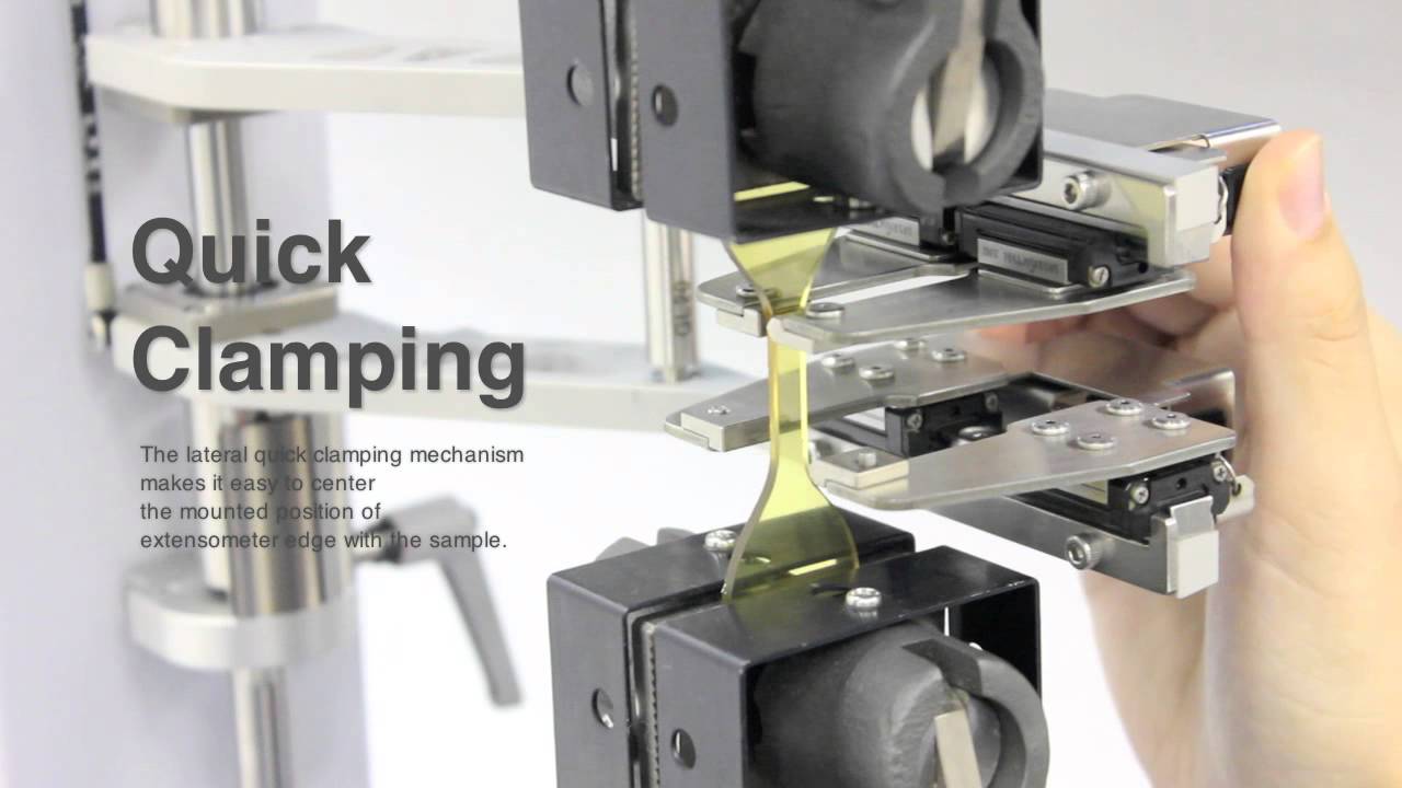 DSES-1000 Long-Travel Extensometer for Soft Materials - YouTube