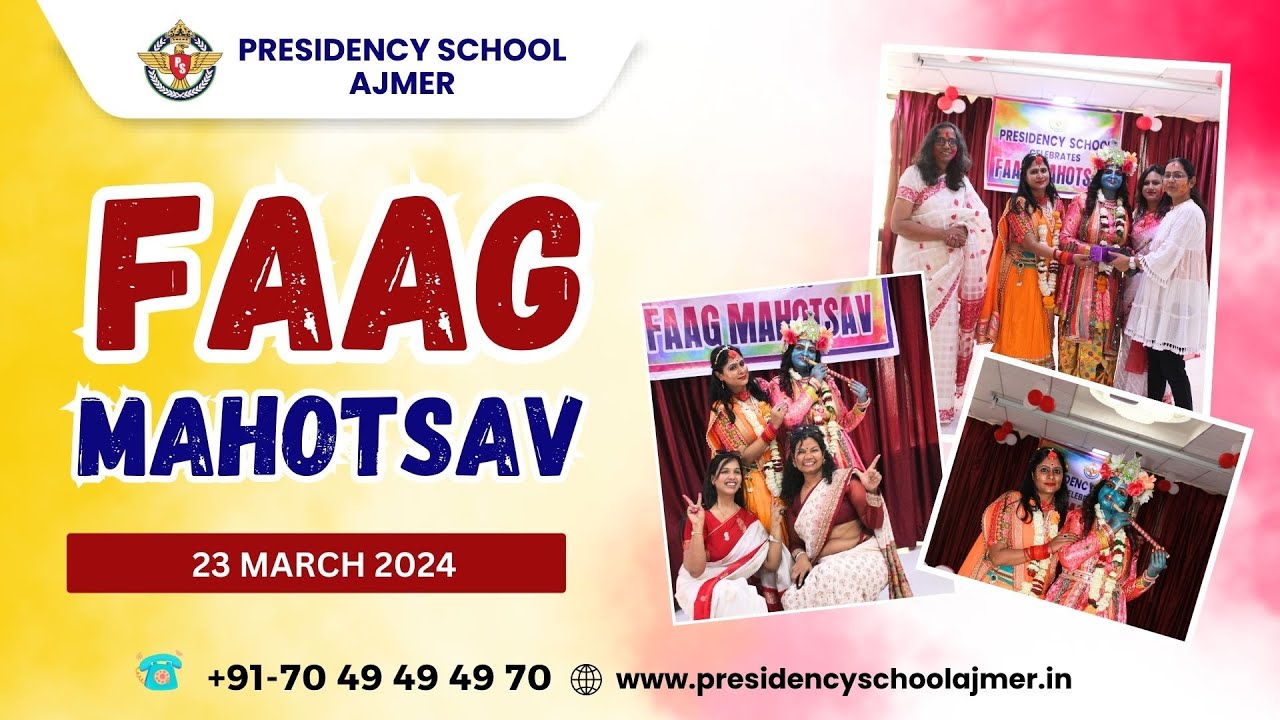 Faag Mahotsav At Presidency School, Ajmer | #faagutsav | # ...