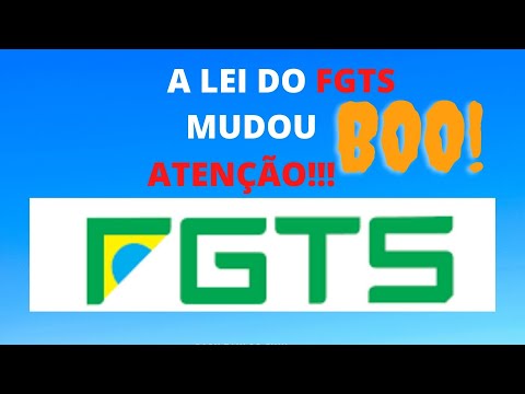 A LEI DO FGTS MUDOU!!