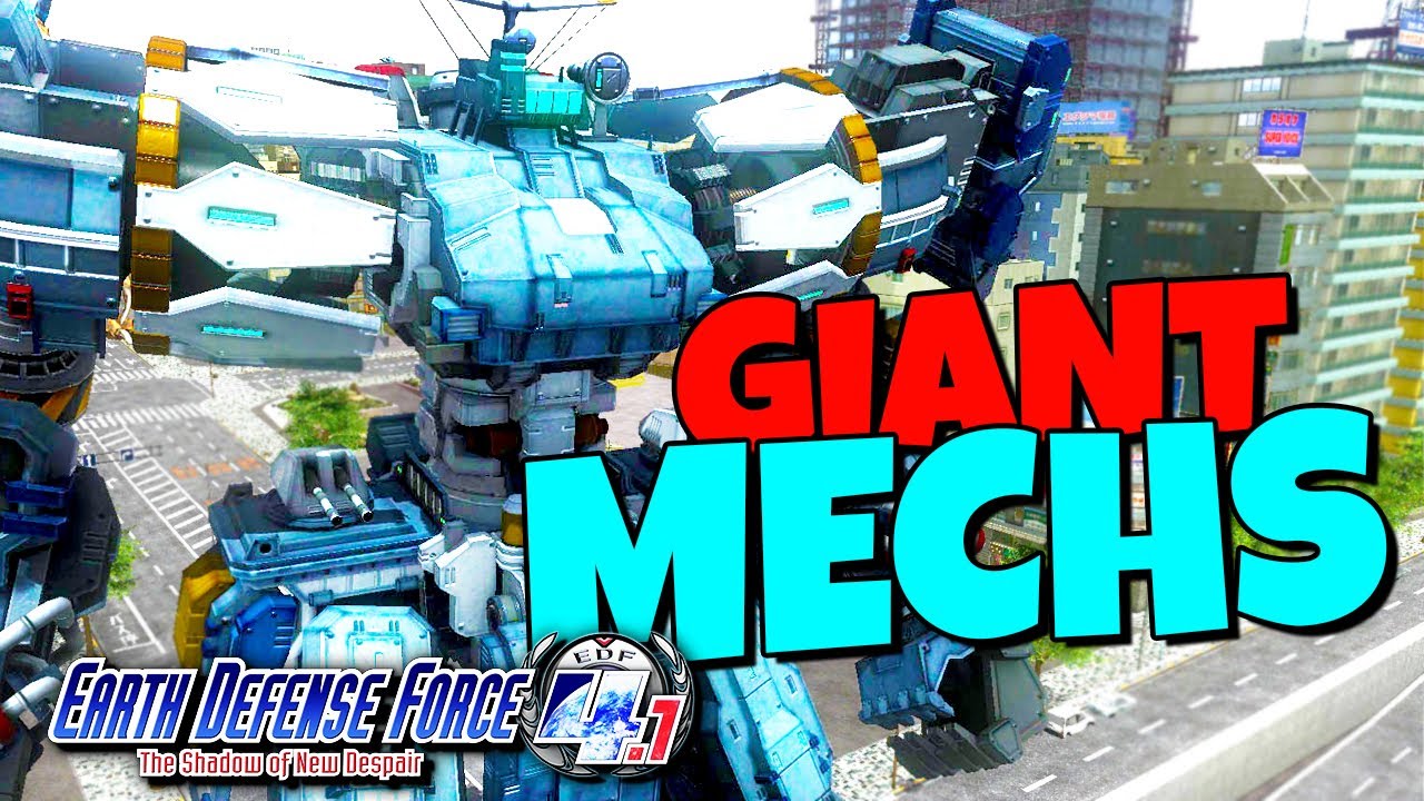 EDF 4.1 The Shadow Of New Despair - (Funny Moments) - **GIANT MECHS ...