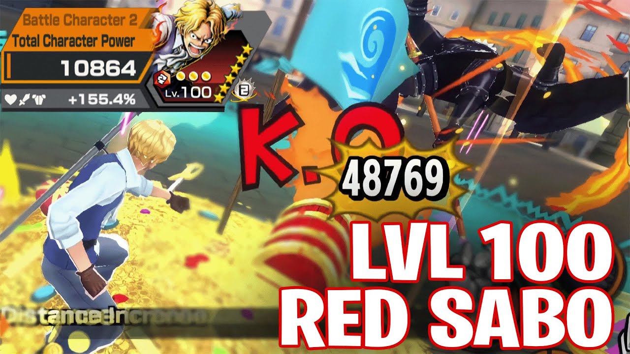 LVL 100 Red Sabo Gameplay! Freakin Love Mera-Mera State! | One Piece ...