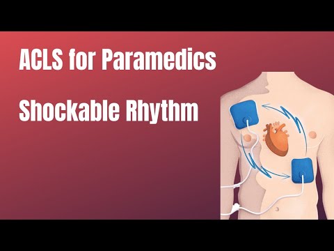 ACLS : Shockable rhythm || Paramedic Lectures - YouTube
