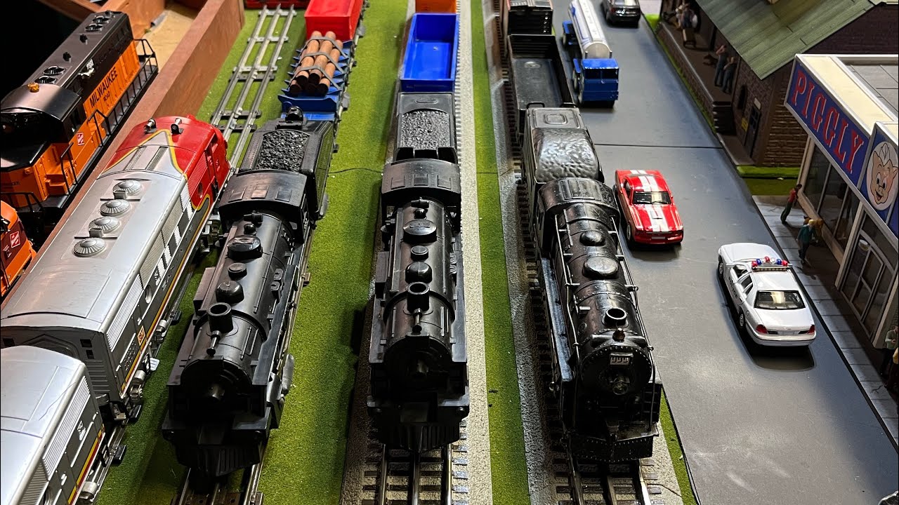 My first 3 trains: Marx 999(25219)/Marx 490(15765)/Marx 490(4305) - YouTube