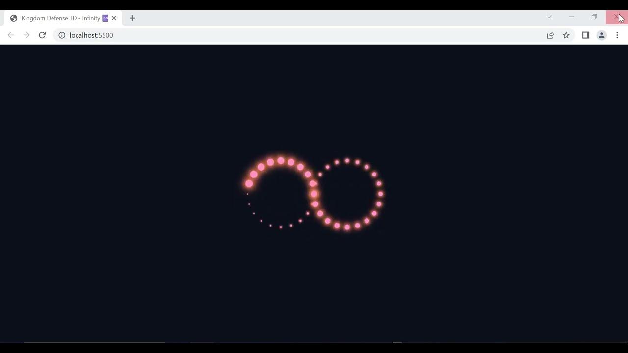 Html And Css Animated Infinity Loader Youtube