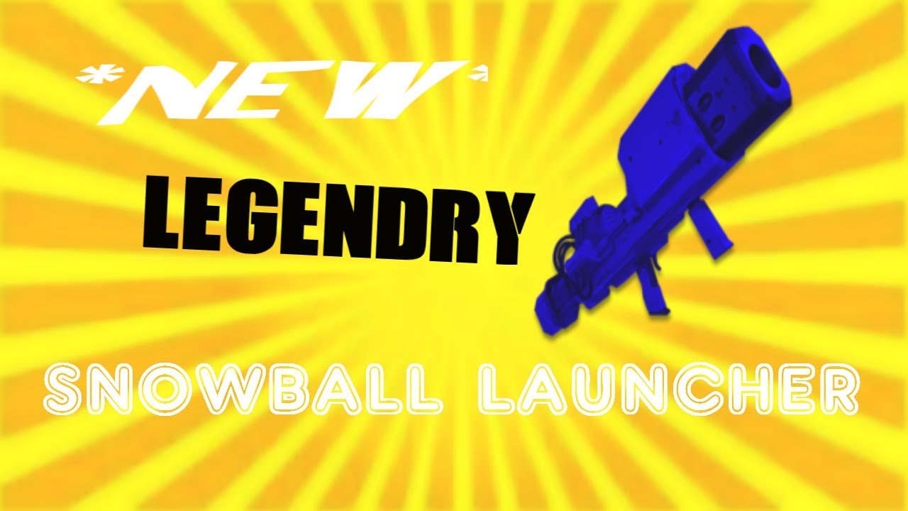 *NEW* AMAZING SNOWBALL LAUNCHER in Fortnite: Battle Royale! OVERPOWERED ...
