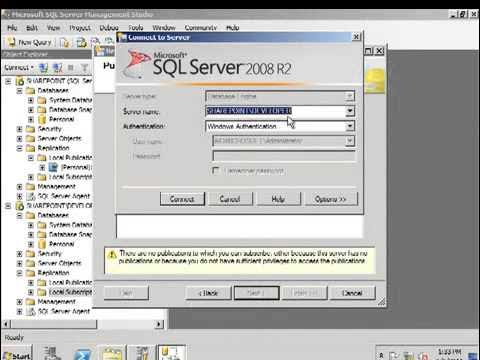 SQL Server 2005 Replication - YouTube
