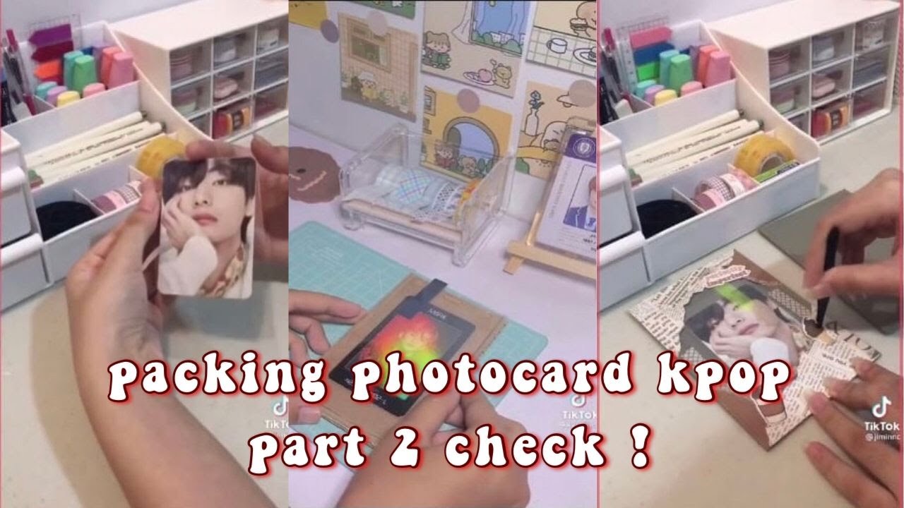 🩰 PACKING PHOTOCARD KPOP PART 2 🩰 | SOUND ON | RELAXING | USE HEADPHONE ...