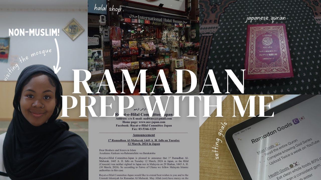 Ramadan Prep: As a Non-Muslim in Japan🇯🇵 | Ramadan Vlog 1🌙 - YouTube