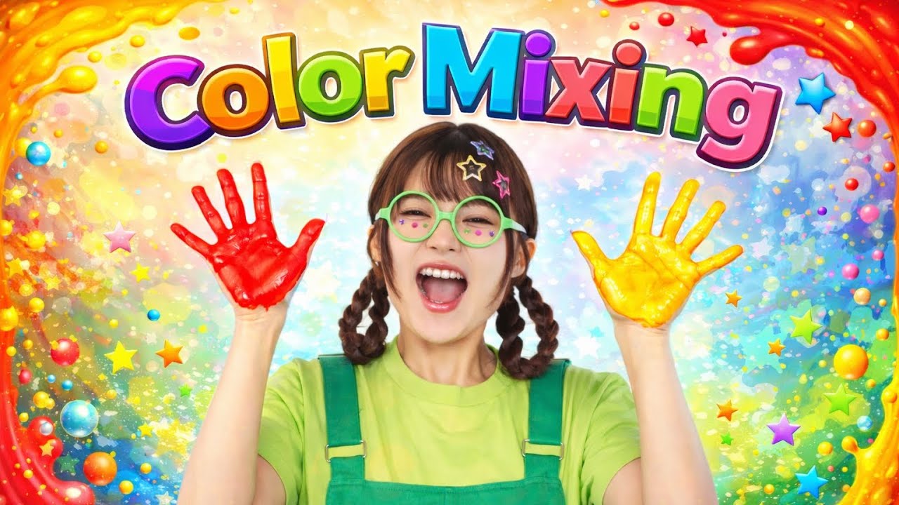 AKA KIRO FULL SONG | VIRAL TREND! Color Mixing | AKA! KIRO! ! SHIRO! AO ...